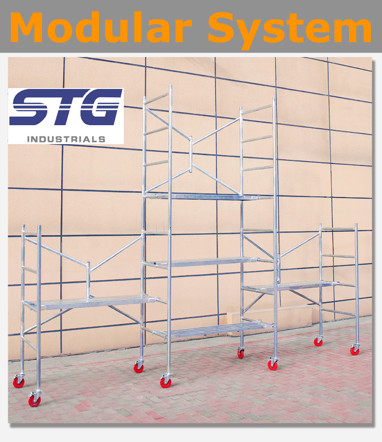 Galvanized Steel Mobile Tower - STG Industrials Pte Ltd
