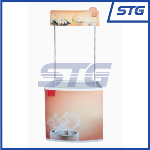 Portable Promotion Counter with Swivel Wheels – Easy Setup & Mobility ...